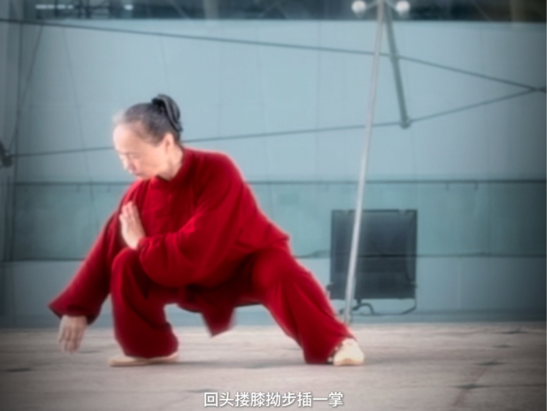 陈氏太极长拳之左右跨马红拳等