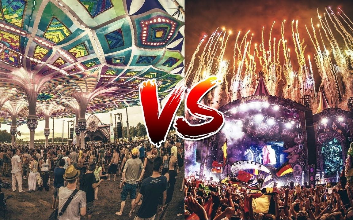 Psytrance现场 VS EDM 现场 | WC!笑死我啦!