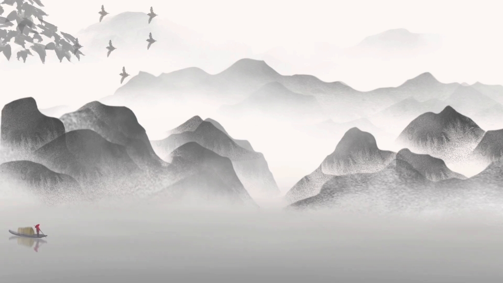 中国历史博大精深,水墨画更是中国的一种历史文物,更是象征着中华...