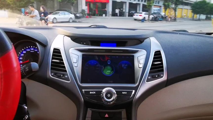 现代朗动导航改装安卓八核系统#朗动 #现代朗动 #朗动车友