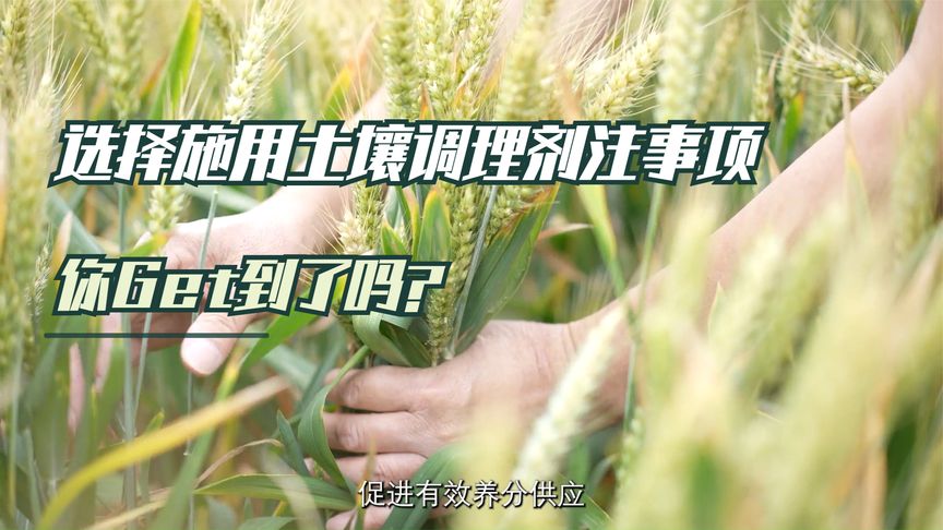 土壤调理剂施用注意事项,你Get到了吗?