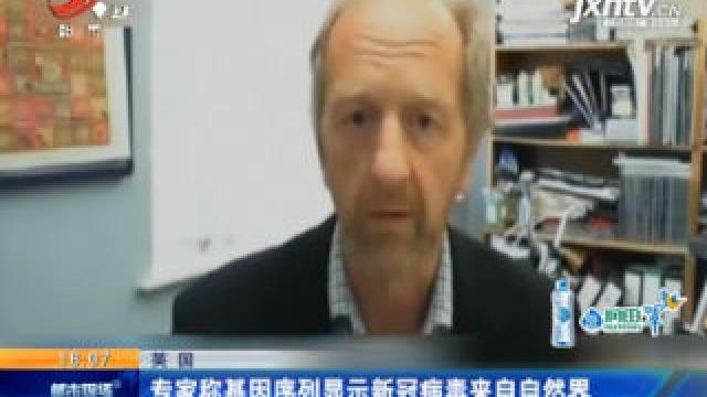 英国:专家称基因序列显示新冠病毒来自自然界
