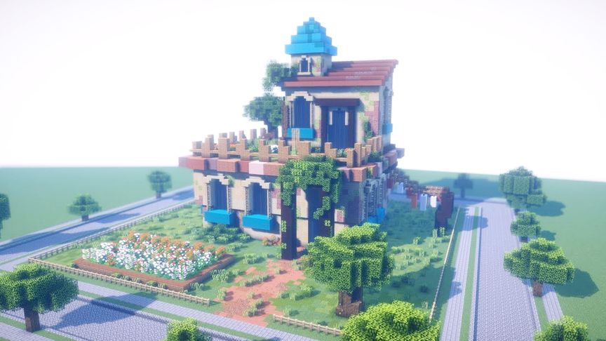 教你在我的世界MC建造一栋小别墅详细教程