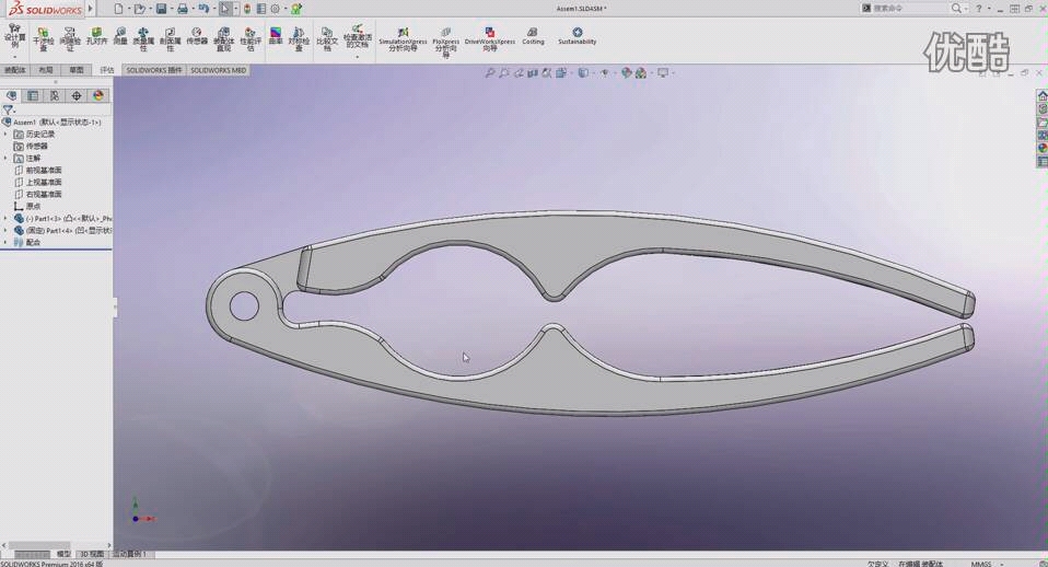 solidworks可伸缩弹簧画法