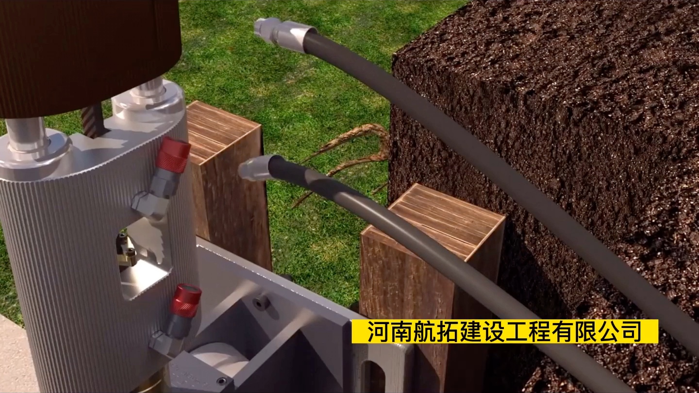 爆裂破管法顶管施工工艺流程演示