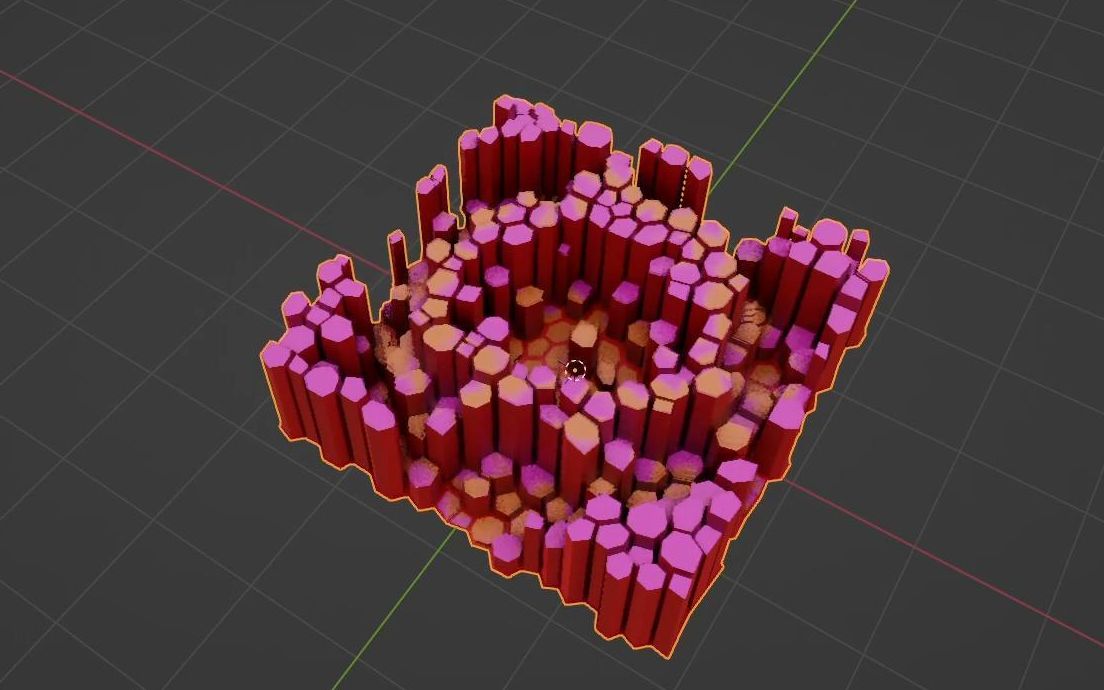 自学Blender第三十八天:无缝循环起落动画