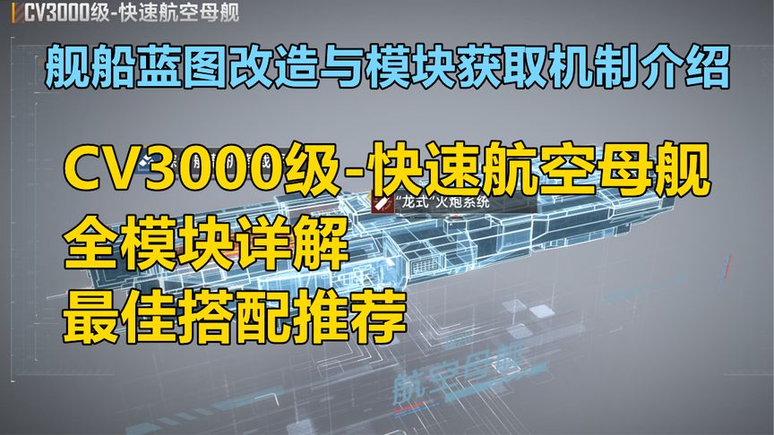 【无尽的拉格朗日】舰船蓝图改造与模块的获取和使用机制,CV3000