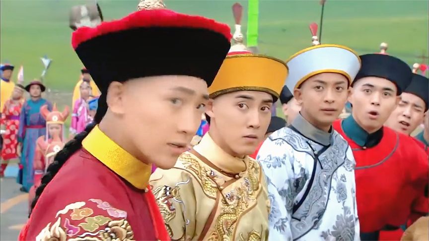 新还珠格格:尔泰塞娅大婚,阿哥们直接抢亲,太有意思了