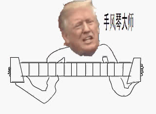 用flash制作川普拉手风琴表情包(成品)