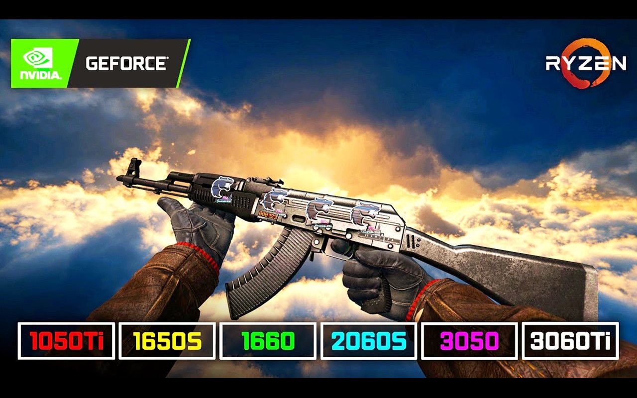 【4K60帧】CS:GO | GTX 1050 Ti / 1650S / 1660 | RTX 2060S / 3050 / ...