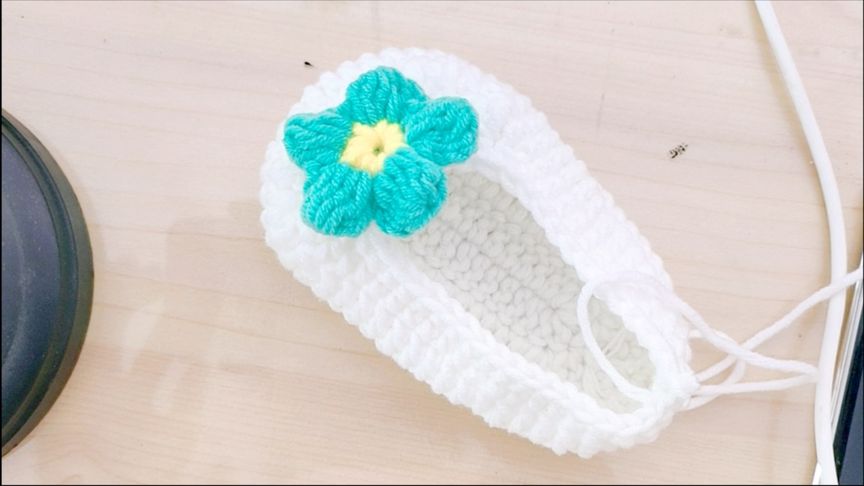 1岁小宝宝鞋的钩织教程,鞋身部分,鞋底教程视频以出过