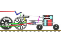 经典连杆式蒸汽火车运行原理,你见过吗?