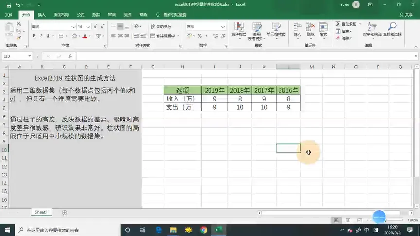 Excel,柱状图系列第一讲,学会柱状图,让表格数据更直观。