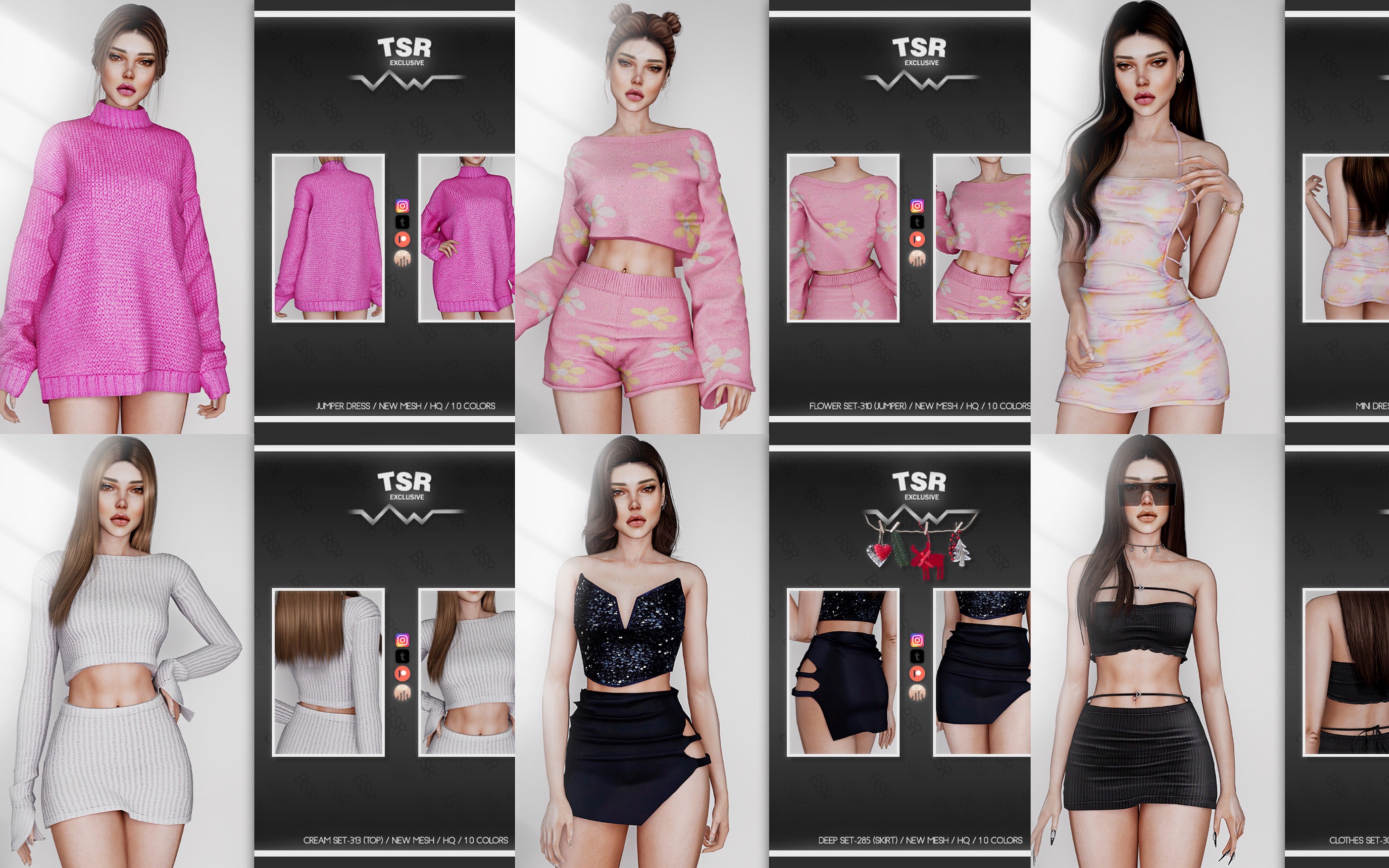 模拟人生4mod女装合集分享#1