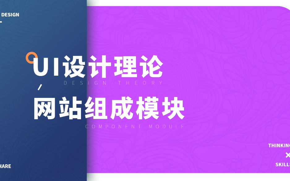 UI设计网页理论之网站组成模块