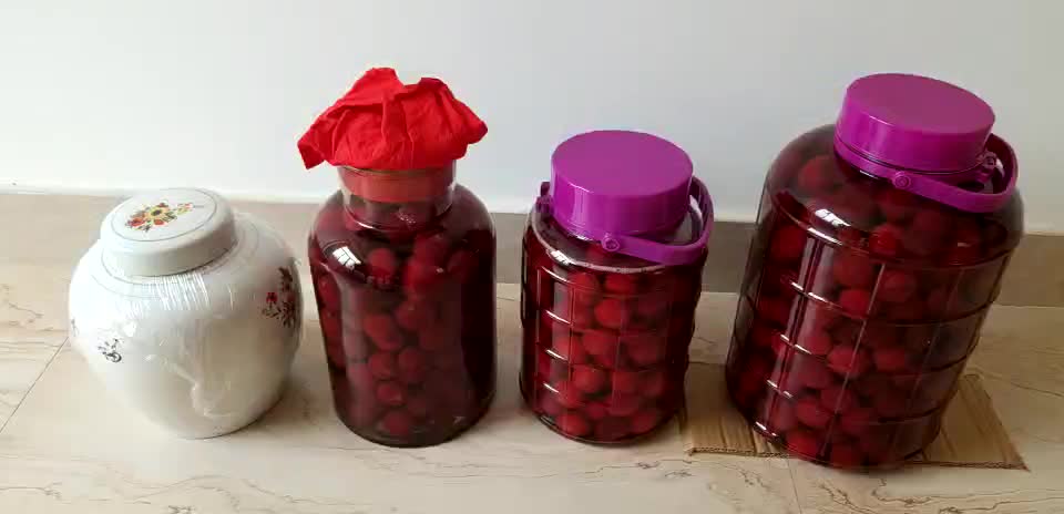 自家泡的杨梅酒,可生津止渴 助消化的功效,治拉肚最好的果