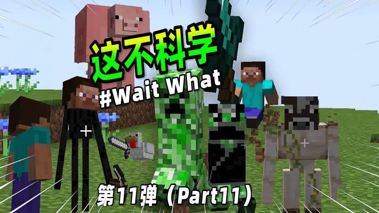 我的世界:盘点不科学的MC第十一弹,矿车竟能在岩浆上开!