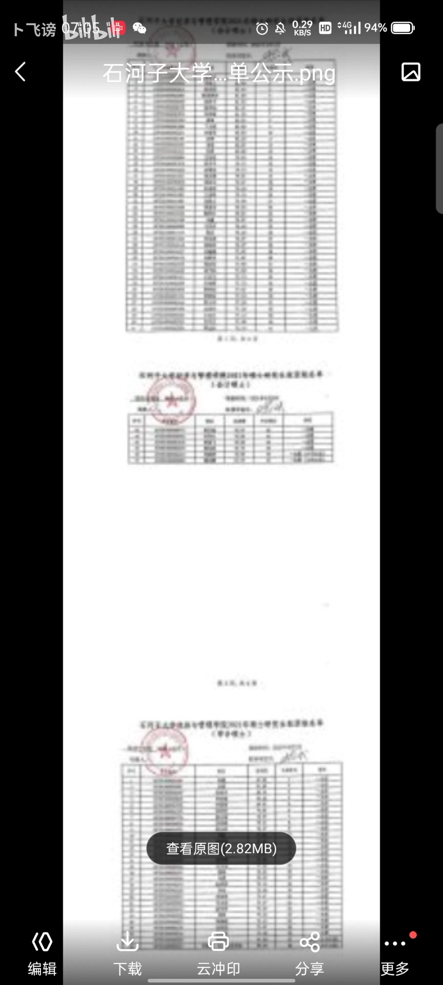 石河子大学 拟录取名单 研究生