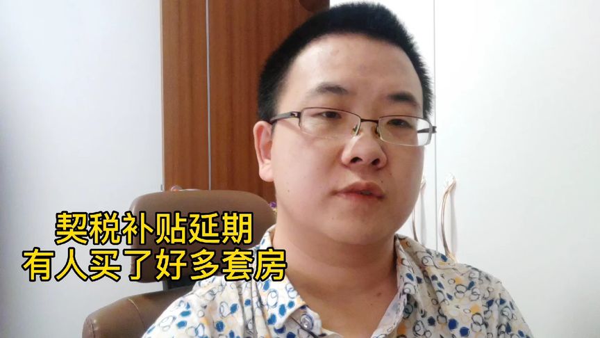 契税补贴延期了,排队交契税的人太多了,才发现有人买了多套房