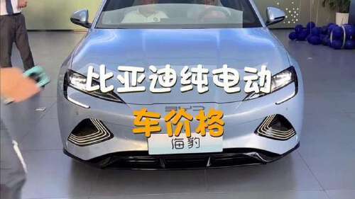 比亚迪电动车价格大揭秘!不到10万竟然能开回家?