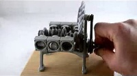 3D打印保时捷发动机模型_3D科学谷