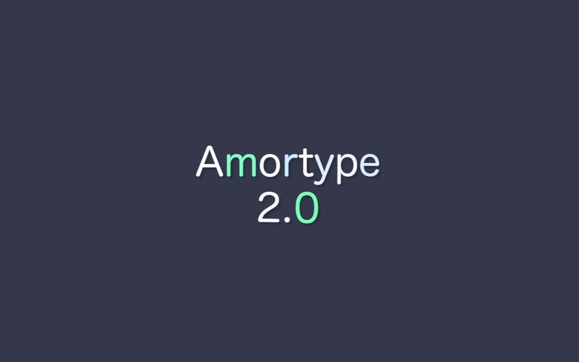 ae文字动画预设--Amortype 2.0官方介绍