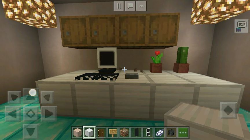 我的世界:制作电脑游戏室教程,是不是很逼真呀!