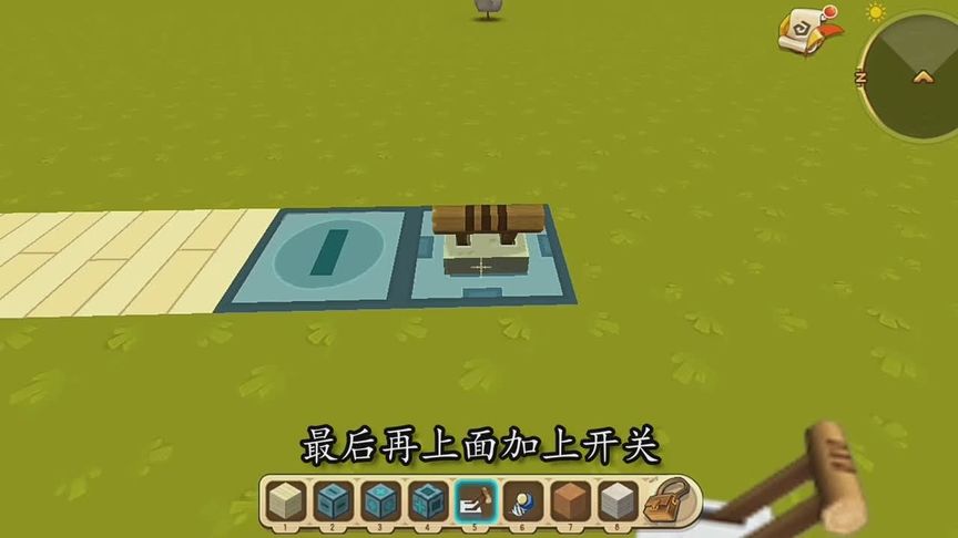 迷你世界:简单制作藏在地下的隐藏门,你会了吗