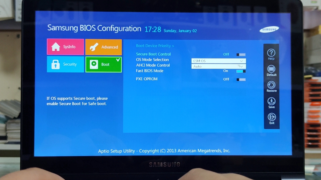 三星笔记本开机出现pressF4 key to recover怎么办