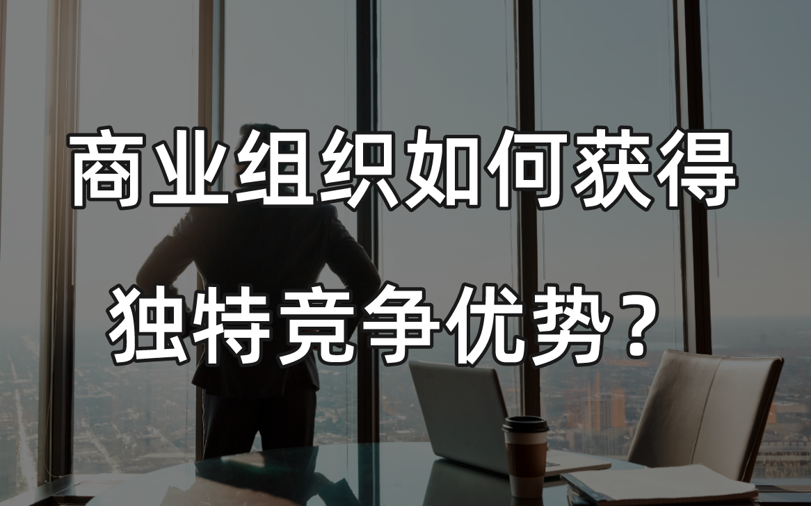 ...涌现 | 创业期的高新科技公司,开发新产品 | 商业组织如何获得竞争优势?