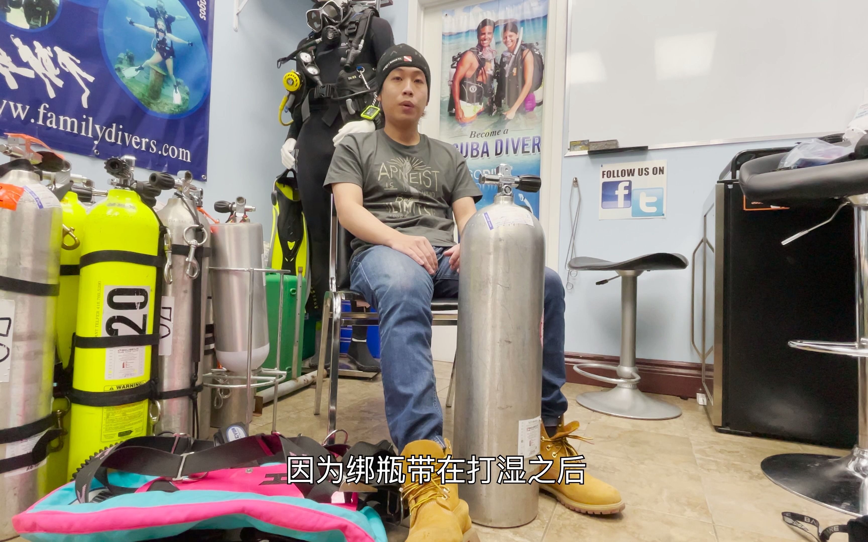 潜水干货|如何在气瓶上安全固定BC