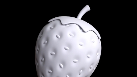 c4d草莓建模