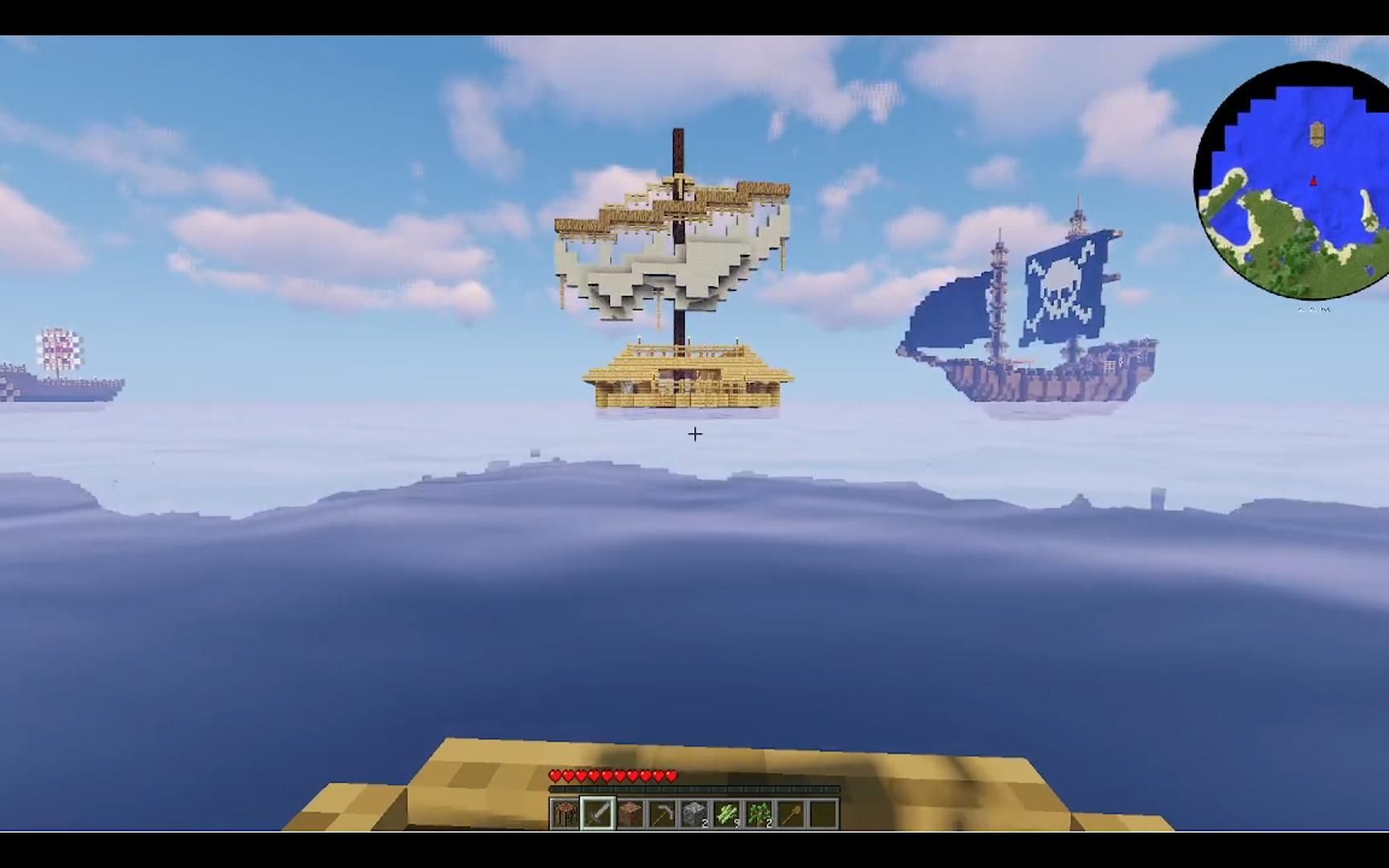 我的世界古代战争1:闪击村民船,智斗小骑士