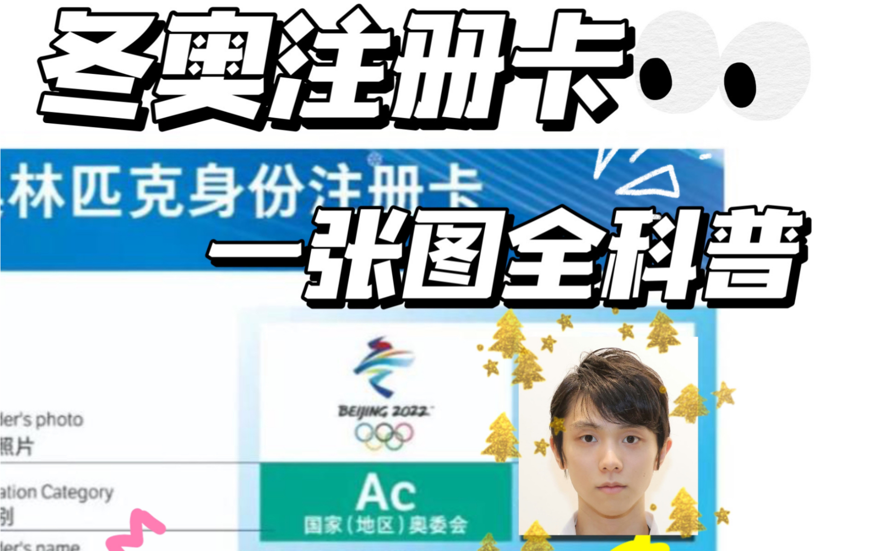 奥运赛事注册卡标识大揭秘|不知道的进来学|膜牛边角料