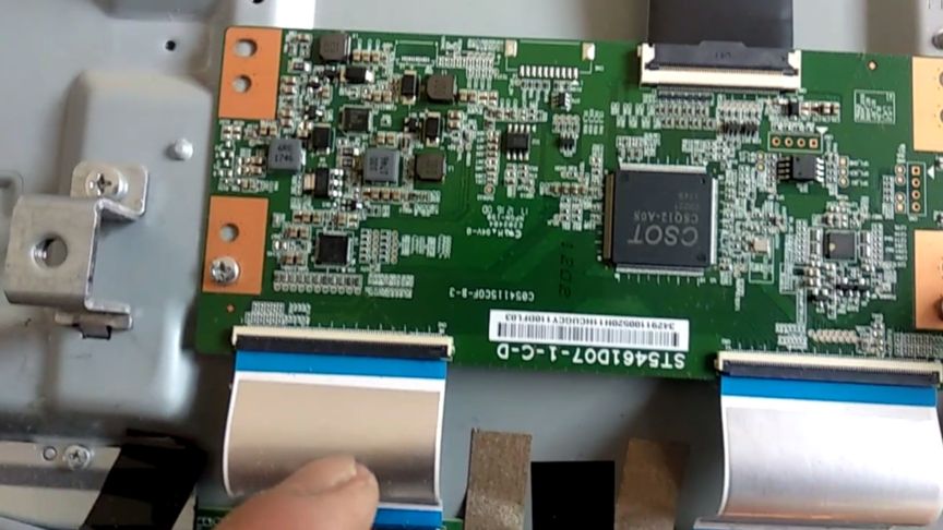 TCL液晶电视机型号B55A558U通电无反应,更换电源板逻辑板工作…