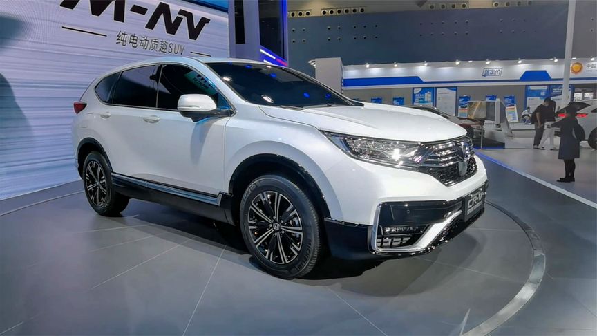 2020广州国际车展东风本田CRV混动版实拍!