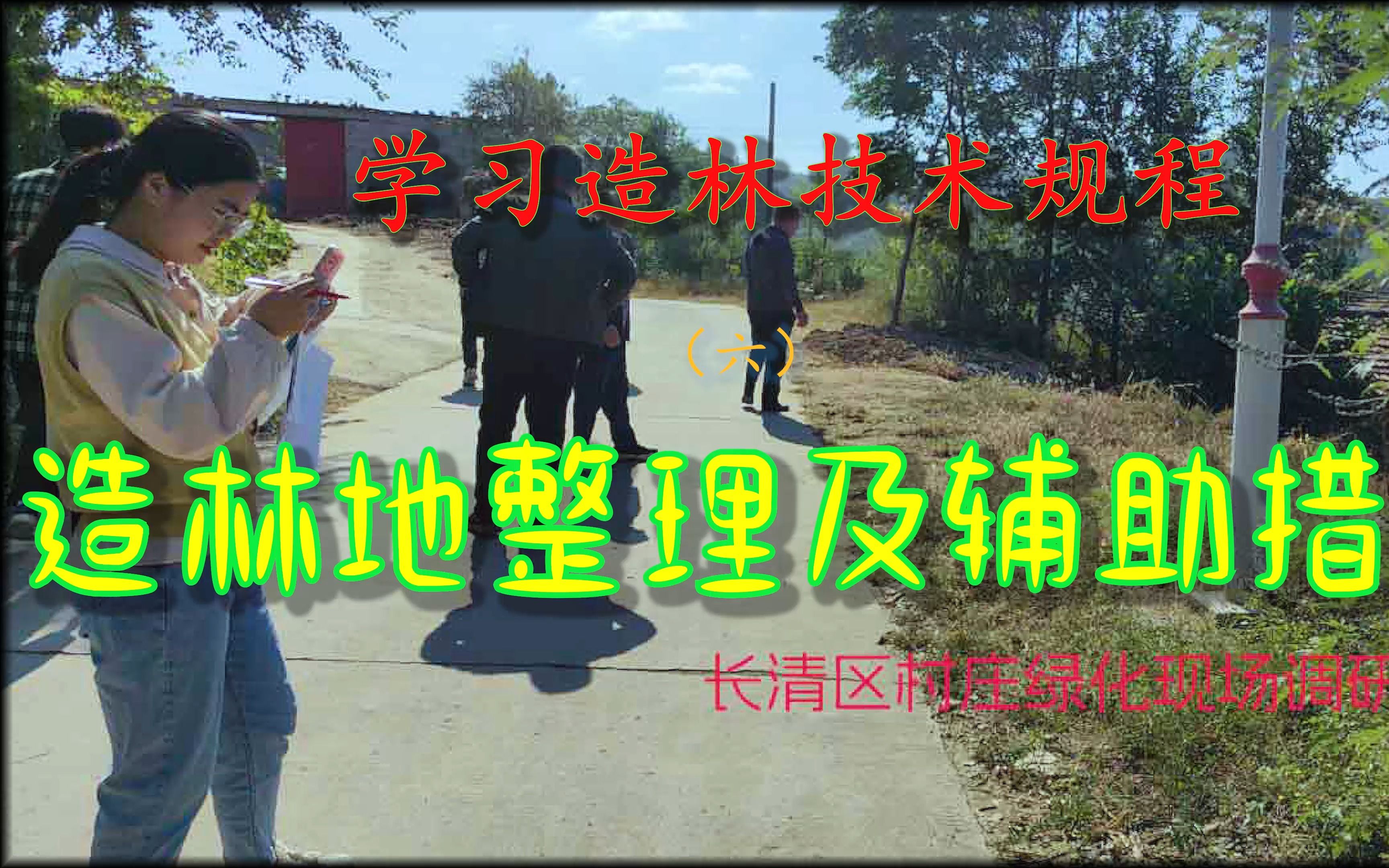 造林技术规程6:整地及辅助措施