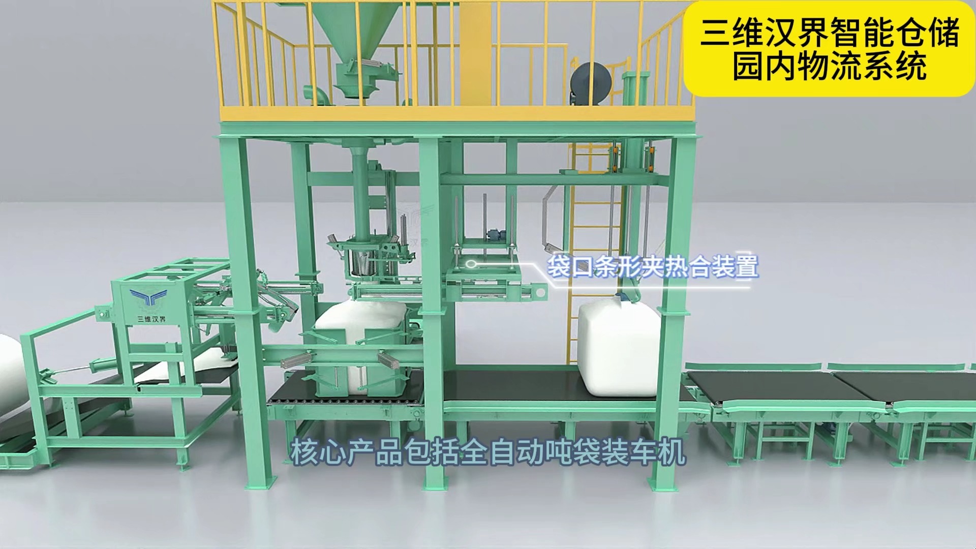 《揭秘!全自动吨袋包装机加1小时装120吨的“全自动装车机”有多...