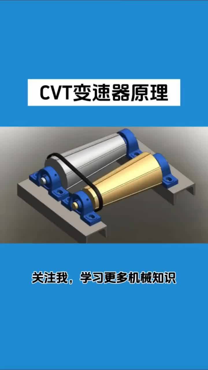 CVT变速器结构原理 #机械 #原理 #变速器