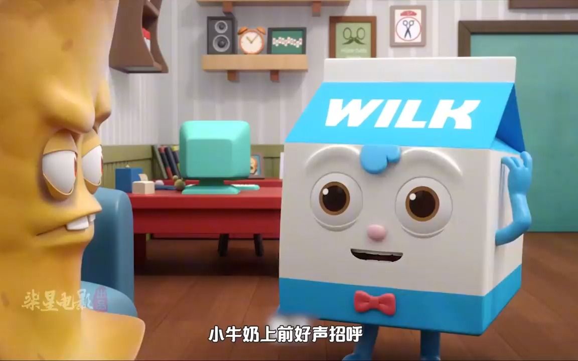 薯片老板为了抢生意,故意抹黑面包理发店,萌趣动画