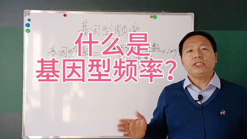 什么是基因型频率?我这样讲,你应该轻松地记住这个概念