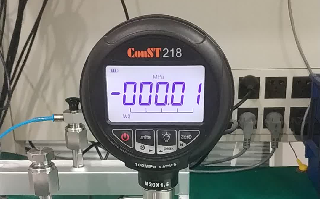 【计量方法】ConST218数字压力表校准演示