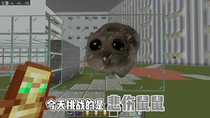 我的世界粉丝定制模组悲伤鼠标表情包挑战
