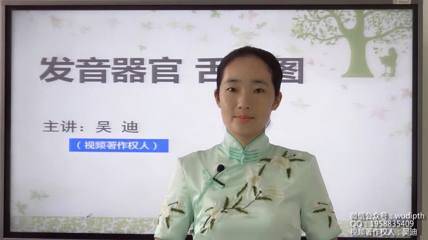 普通话发音舌位 汉语拼音教学 吴迪 微:wdpth1.