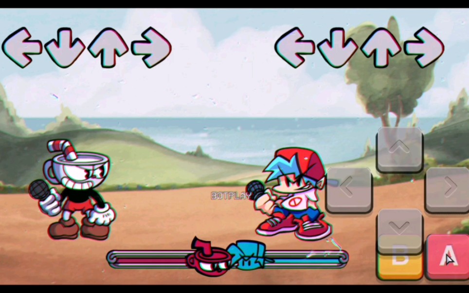 FNFindiecross茶杯头第2阶段(困难)