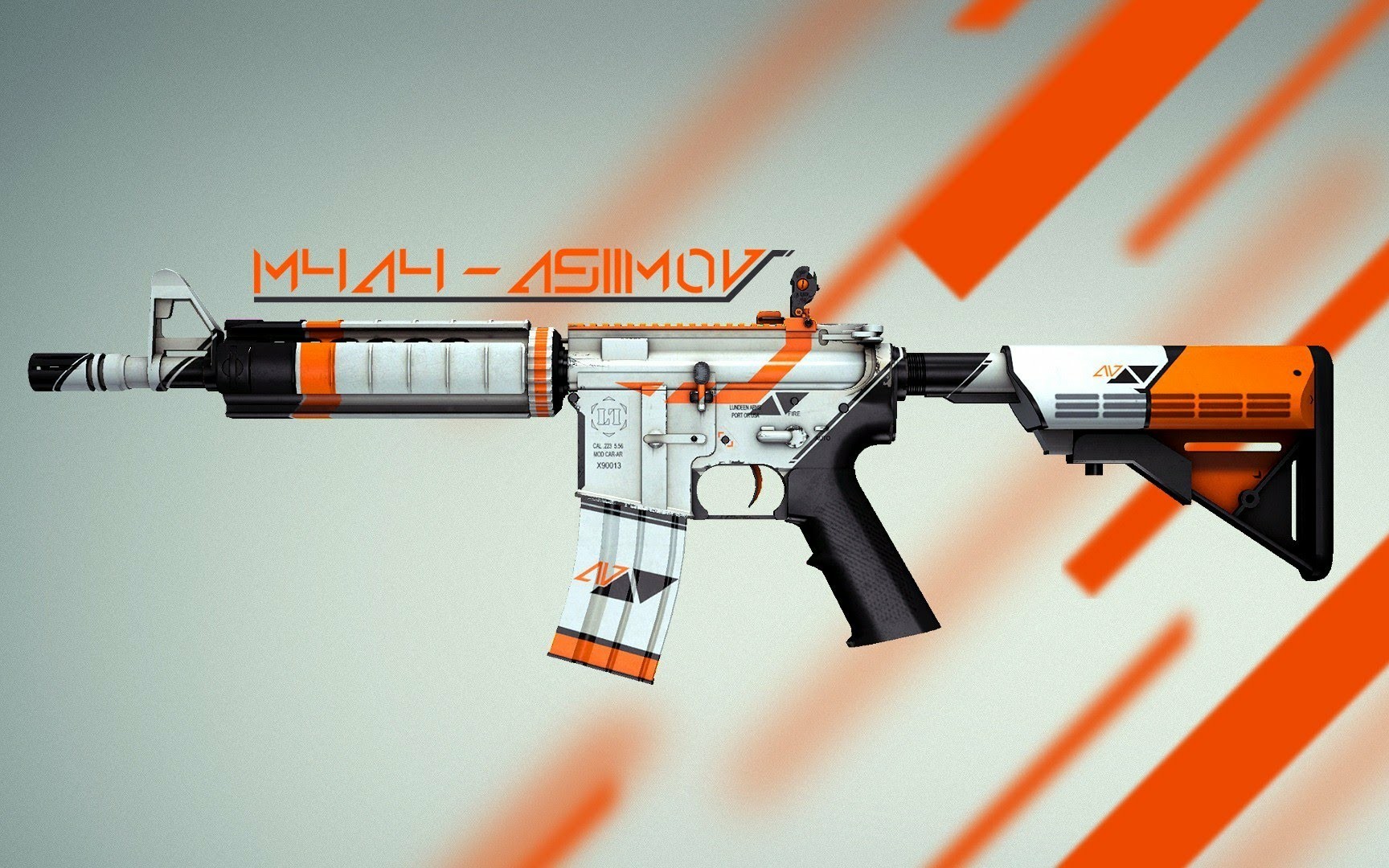 【CSGO】经典武器M4A4-二西莫夫高清模型欣赏,清晰度完胜CF