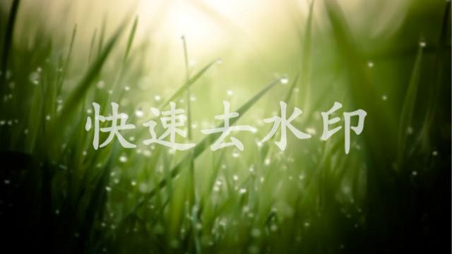 五分钟学会如何用Photoshop快速去除照片水印
