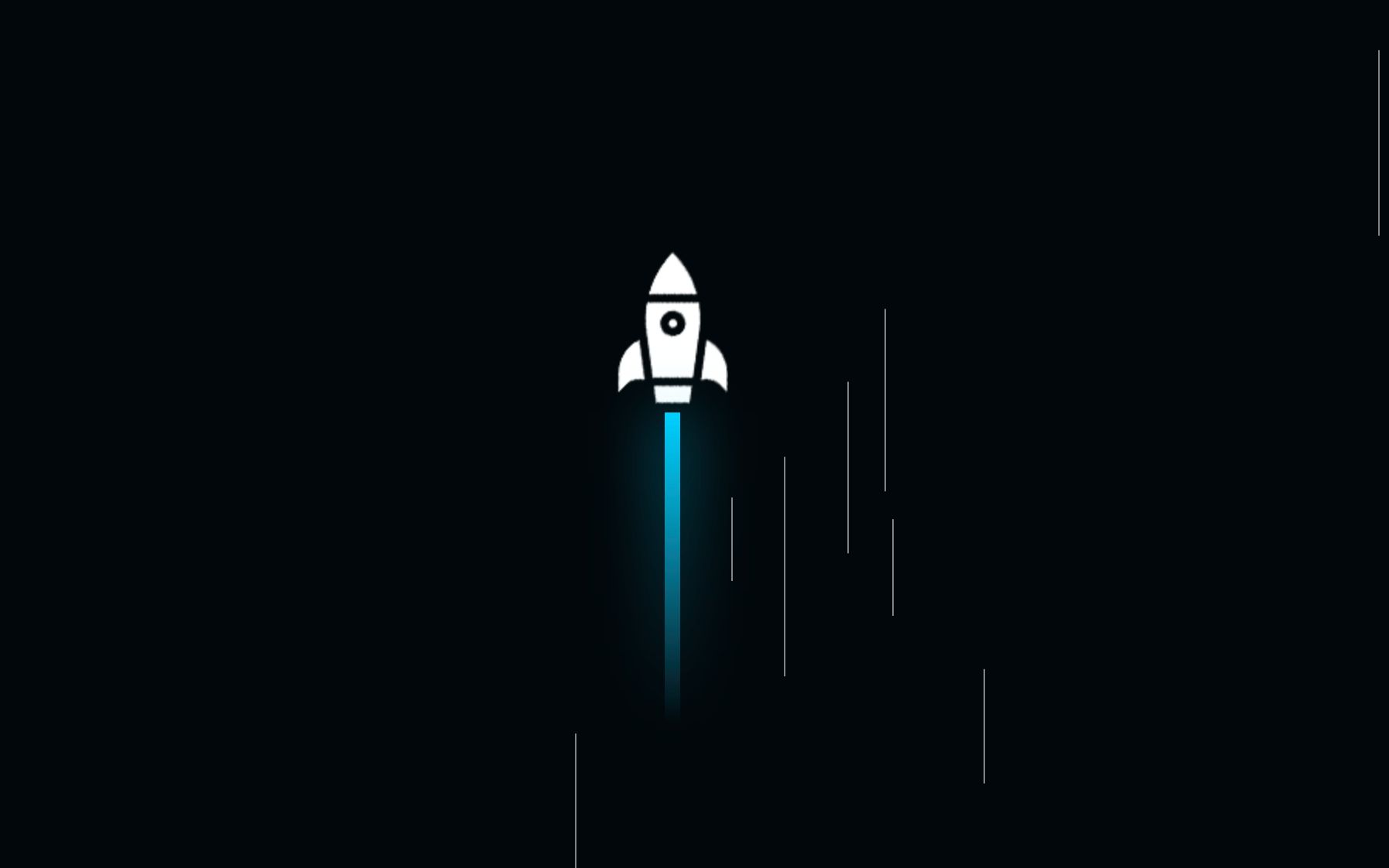 CSS+JS 鼠标跟随的火箭ߚ