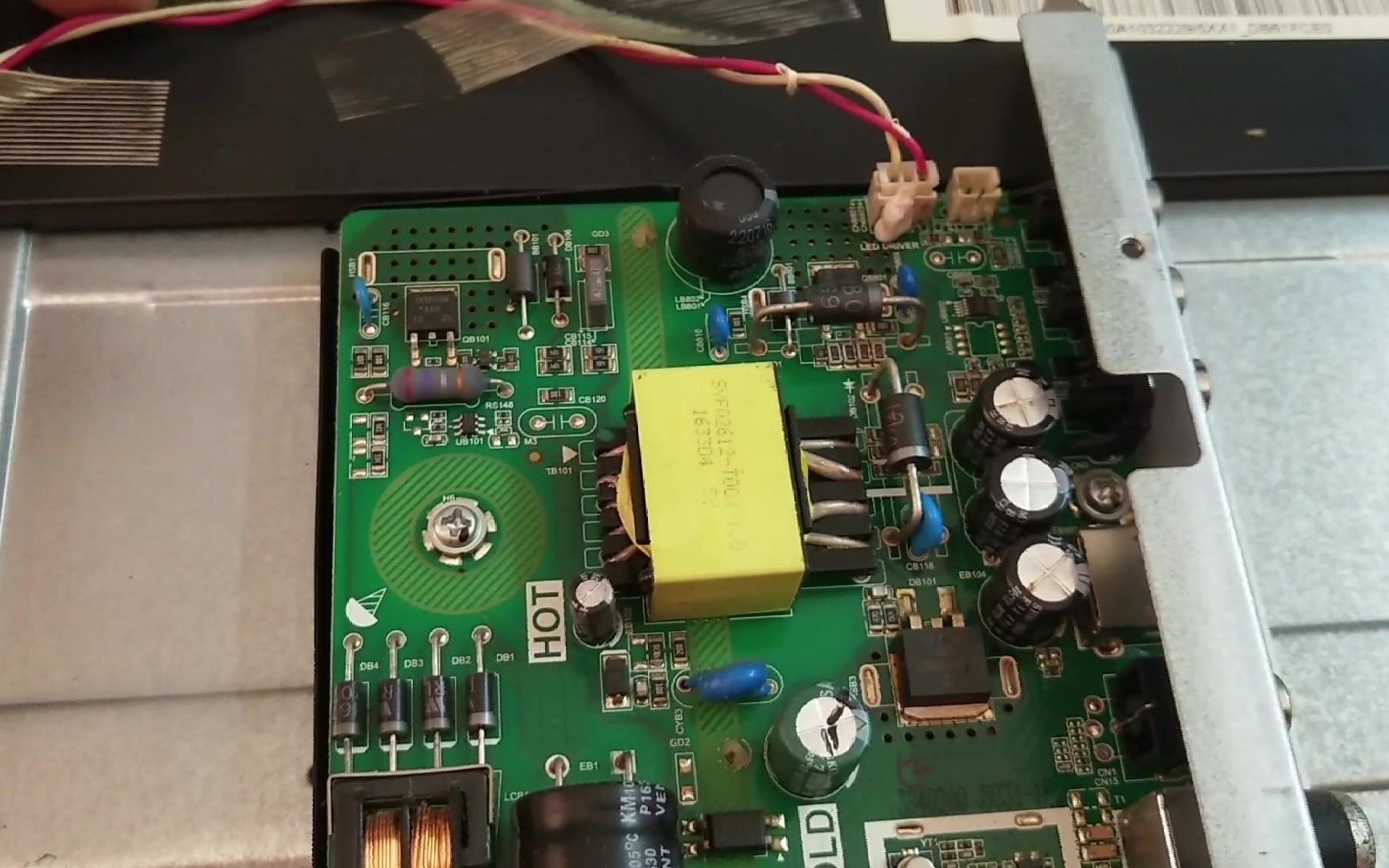 康佳电视开机声音正常,没有图像,故障检测判断方法