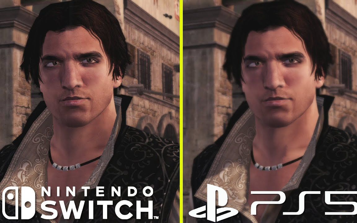 《刺客信条:艾吉奥合集》Switch vs PS5版本对比!Switch优化超给力